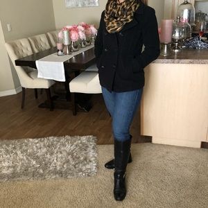 Jackets & Coats | Black Jason Kole Wool Peacoat | Poshmark